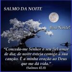Boa noite com Salmos! 50 Imagens com Lindas Mensagens de Deus